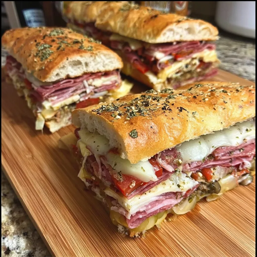 Mauro's Italian Muffaletta Sandwich - Full Recipes